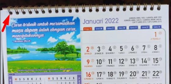 Cetak Kalender Spiral Praktis dan Estetik – Printing Harvest Surabaya