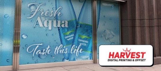 Jasa Cetak Stiker One Way Vision Per Meter – Printing Harvest